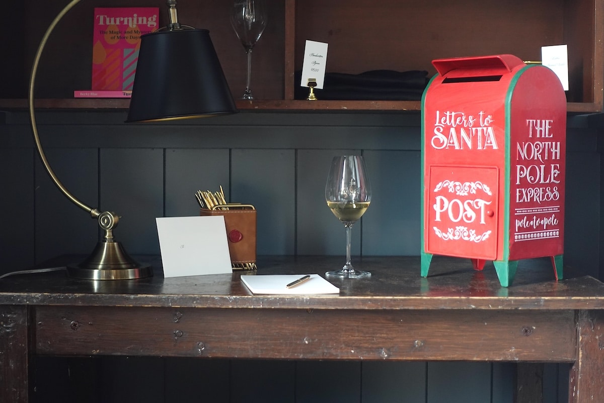 Letter Writing Station at Handwritten - Yountville